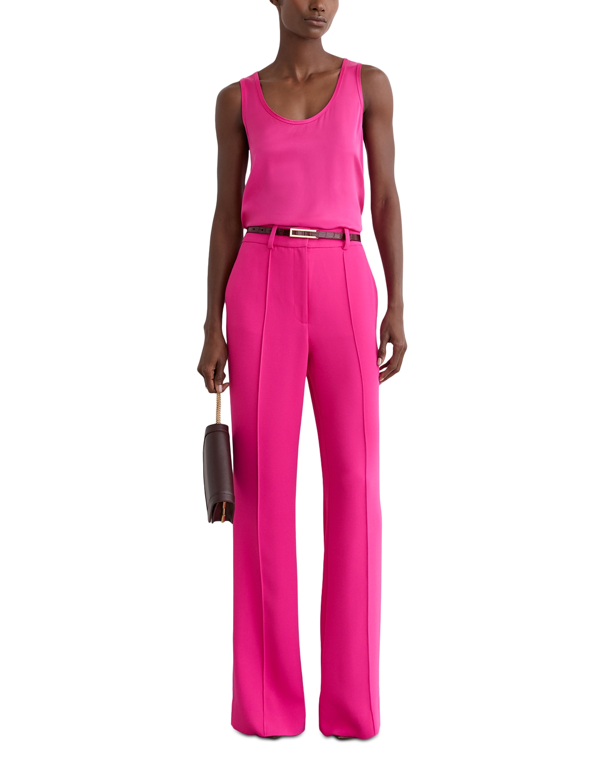 REISS Ruby Silk Front Cami